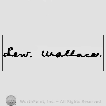Mark with Signature: Lew Wallace. | #607026