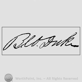 Mark with Signature: Basil Wilson Duke. | #607034