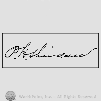Mark with Signature: Philip Henry Sheridan. | #607044