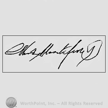 Mark with Signature: Moses Montefiore. | #607075