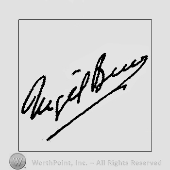 Mark with Signature: Nigel Bruce. | #607105