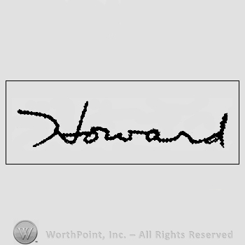 Mark with Signature: Howard Hughes. | #607107