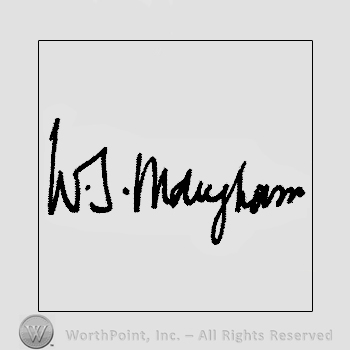 Mark with Signature: William Somerset Maugham. | #607139