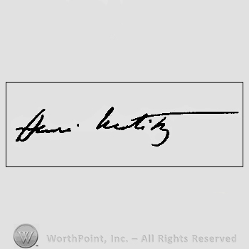 Mark with Signature: Henri Matisse. | #607153