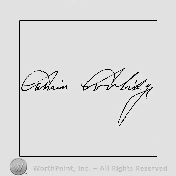 Mark with Signature: Calvin Coolidge. | #607189