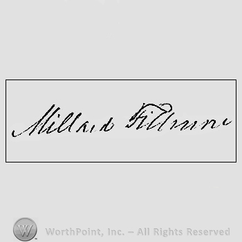 Mark with Signature: Millard Fillmore. | #607196