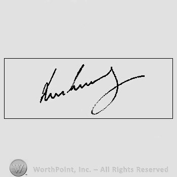 Mark with Signature: John F. Kennedy. | #607214