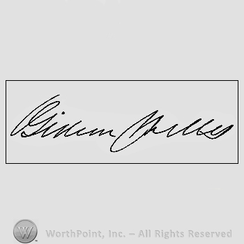 Mark with Signature: Gideon Welles. | #607220
