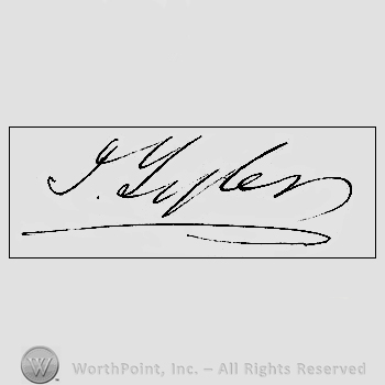Mark with Signature: John Tyler. | #607253