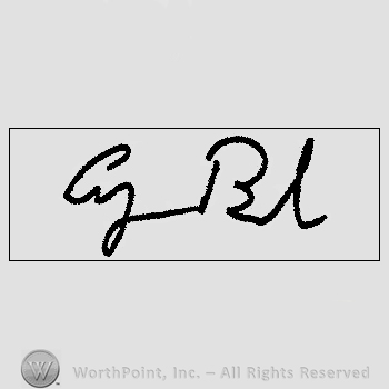 Mark with Signature: George Herbert Walker Bush. | #607258