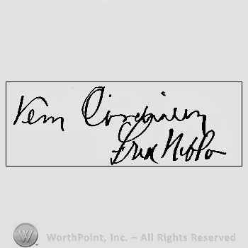 Mark with Signature: Fred Niblo. | #607276