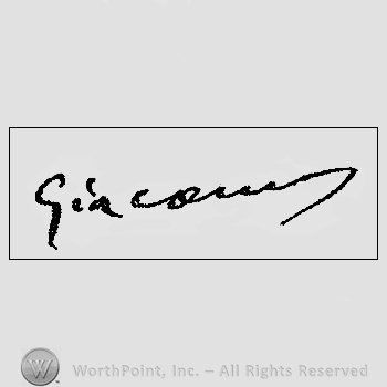 Mark with Signature: Giacomo Puccini. | #607278