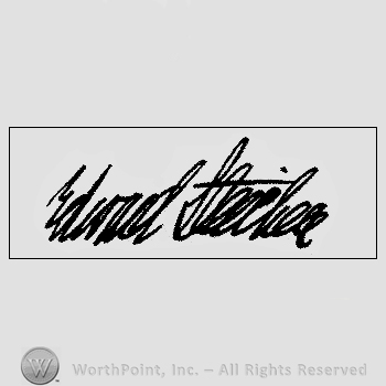 Mark with Signature: Edward Steichen. | #607306