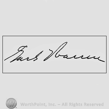 Mark with Signature: Earl Warren. | #607338