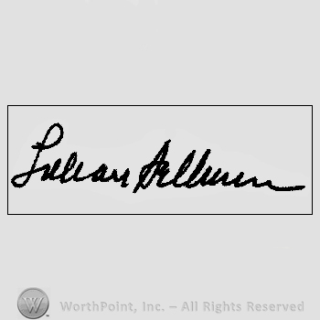 Mark with Signature: Lillian Hellman. | #607356