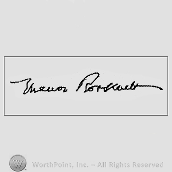 Mark with Signature: Eleanor Roosevelt. | #607363