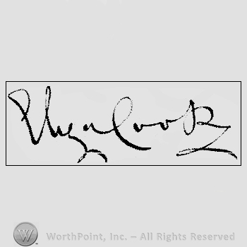 Mark with Signature: Eliza Cook. | #607365