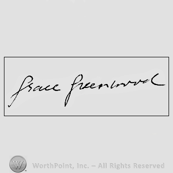 Mark with Signature: Grace Greenwood. | #607366
