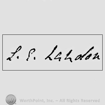 Mark with Signature: Letitia Elizabeth Landon. | #607368