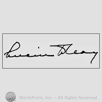 Mark with Signature: Lucius D. Clay. | #607375