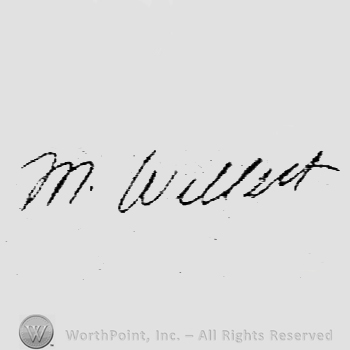 Mark with Signature: Marinus Willett. | #607733