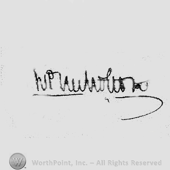 Mark with Signature: Jno. Nicholson. | #607742