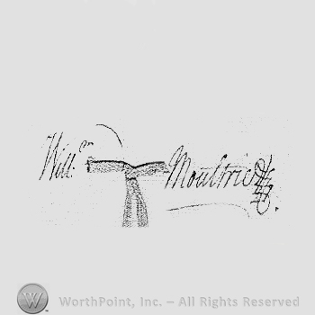 Mark with Signature: William Moultrie. | #607743