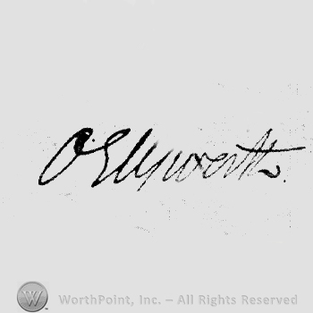 Mark with Signature: Oliver Ellsworth. | #607749