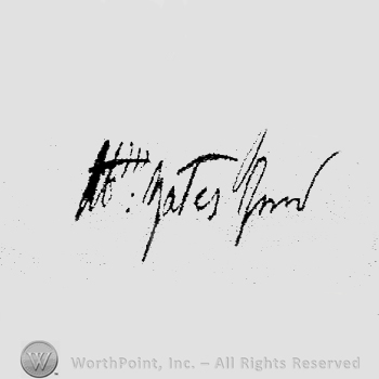 Mark with Signature: Abraham Yates Jun.. | #607752