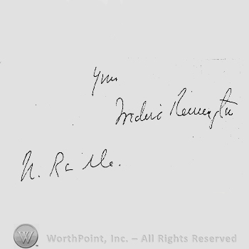 Mark with Signature: Frederic Remington. | #607756