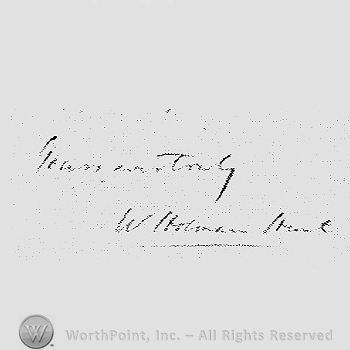 Mark with Signature: W. Holman Hunt. | #607762