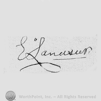 Mark with Signature: Edwin Landseer. | #607763