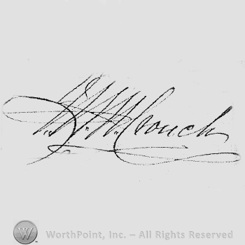 Mark with Signature: Frederick W. N. Crouch. | #607798