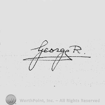 Mark with Signature: George VI. | #607844