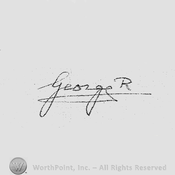 Mark with Signature: George VI. | #607846