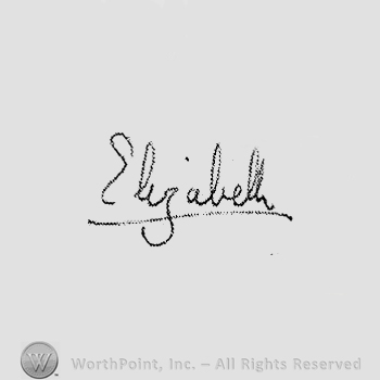 Mark with Signature: Queen Elizabeth II. | #607850