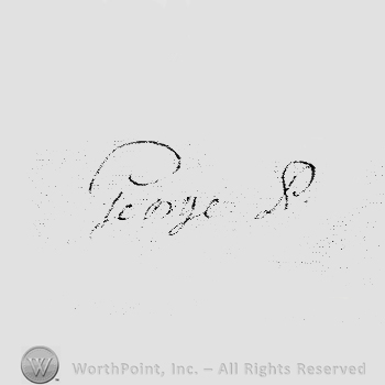 Mark with Signature: George II. | #607852