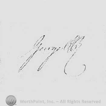 Mark with Signature: George IV. | #607853