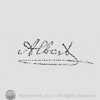 Mark with Signature: Prince Albert. | #607858