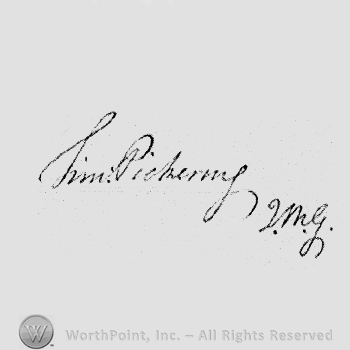 Mark with Signature: Timothy Pickering. | #607876