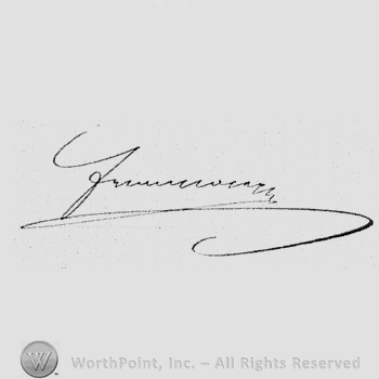 Mark with Signature: Franz Joseph I. | #607895
