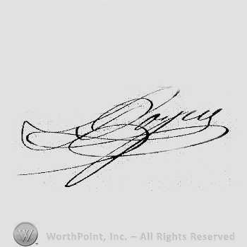 Mark with Signature: Jean Pierre Boyer. | #607897