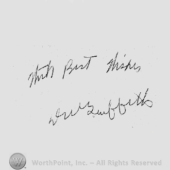 Mark with Signature: David Wark Griffith. | #607903