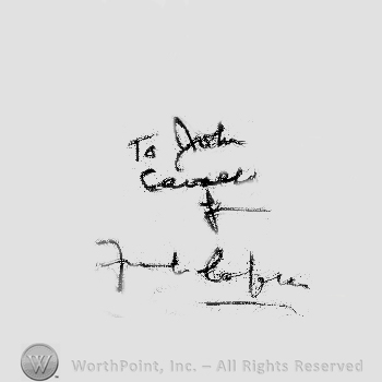 Mark with Signature: Frank Capra. | #607904