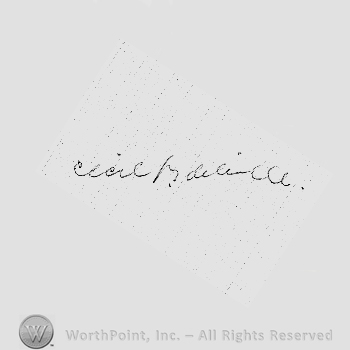 Mark with Signature: Cecil B. DeMille. | #607905