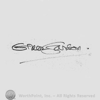 Mark with Signature: Greer Garson. | #607926