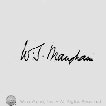Mark with Signature: William Somerset Maugham. | #607987