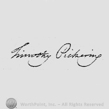 Mark with Signature: Timothy Pickering. | #608000