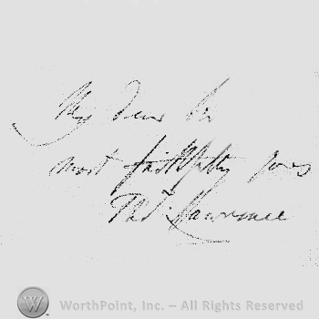 Mark with Signature: Thomas Lawrence. | #608035