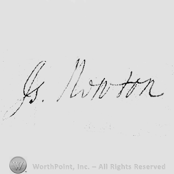Mark with Signature: Isaac Newton. | #608036